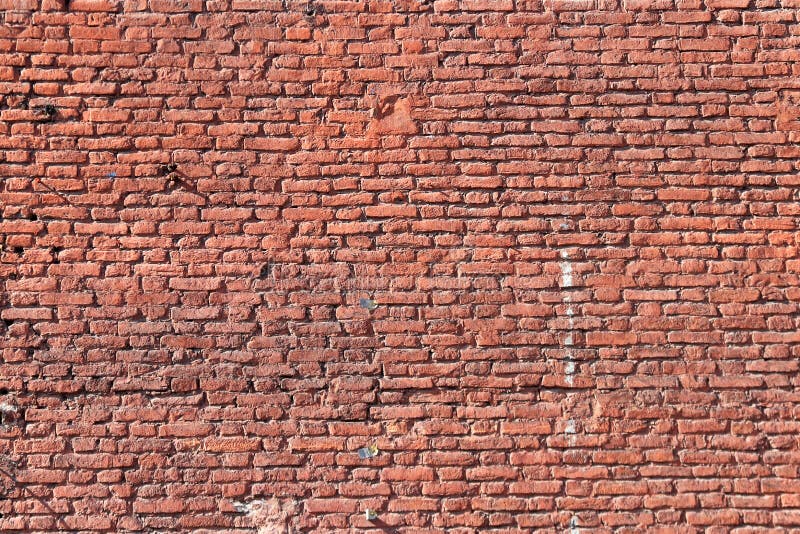 Red bricks wall texture. stock photo. Image of concrete - 181460212
