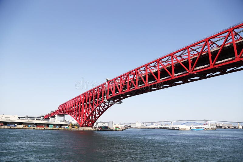 Red Bridge editorial photo. Image of francisco, blue - 83004101