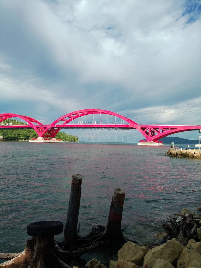 Red brige stock photo. Image of vehicle, stadium, boat - 262732930