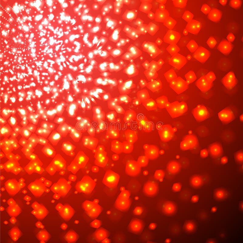 Red bright flashes stock vector. Illustration of bright - 43563327