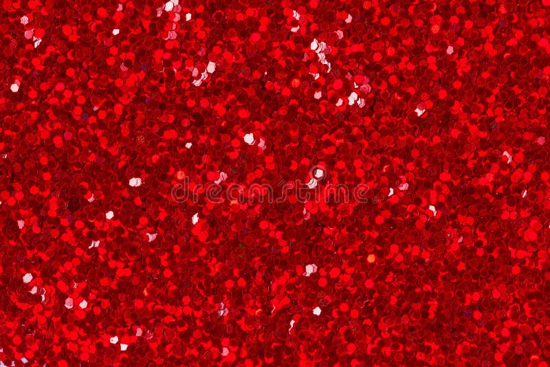 Red Bright Glitter Texture, Christmas Abstract Background. Stock Photo ...