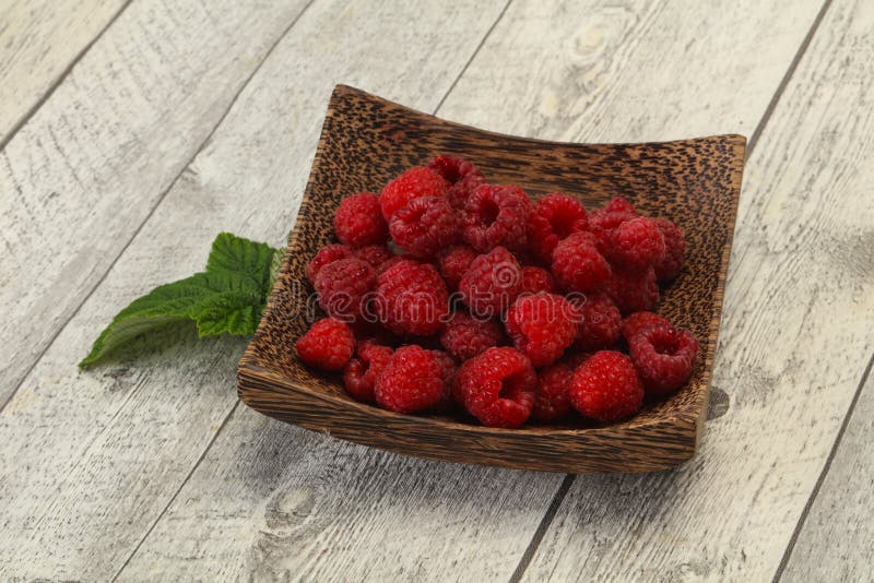 Red Bright Ripe Sweet Raspberry Stock Photo - Image of ingredient ...