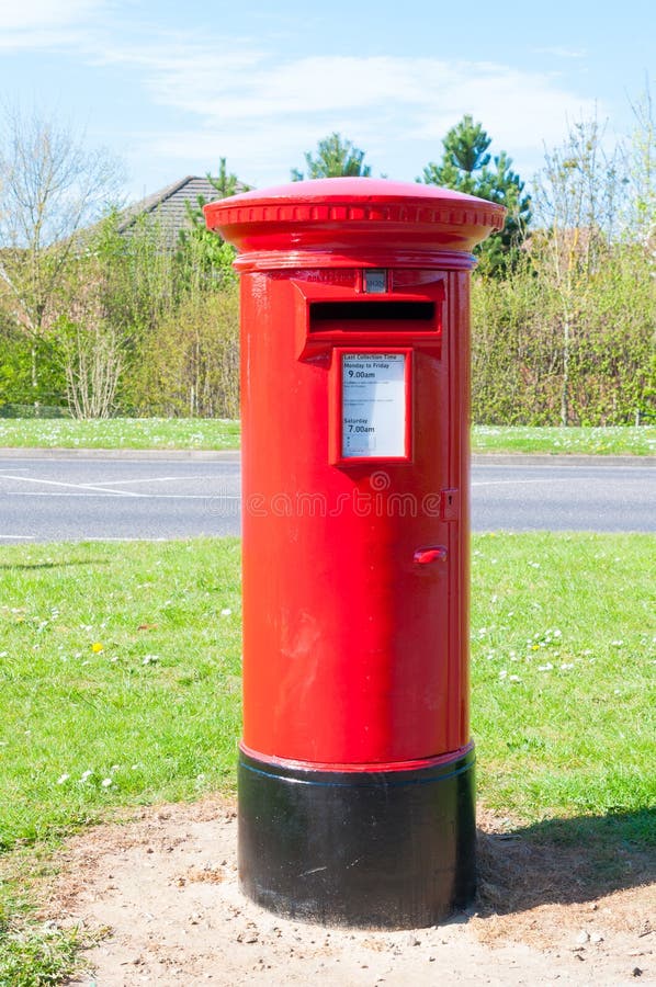 Red British mailbox stock image. Image of royal, postal - 53477681