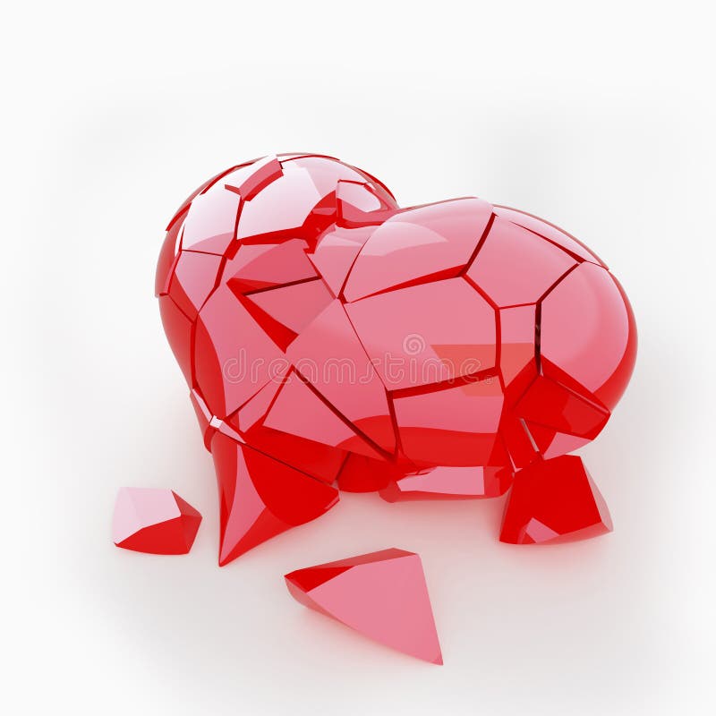 Red Broken Heart Stock Illustrations – 13,282 Red Broken Heart Stock ...