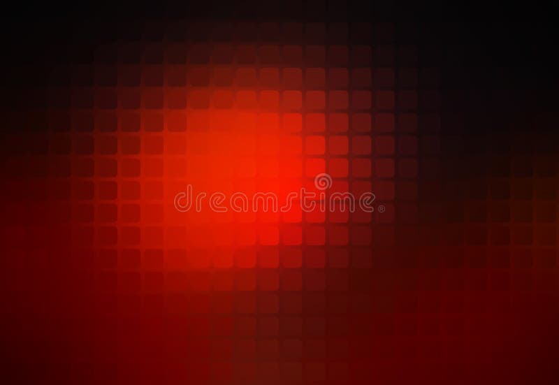 Red Brown Black Abstract Rounded Mosaic Background Stock Vector ...
