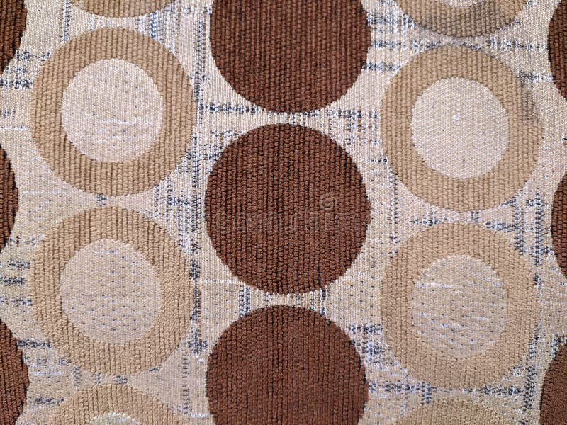 Red and Brown Circle Patterns with Fabric Material. Good for Design ...
