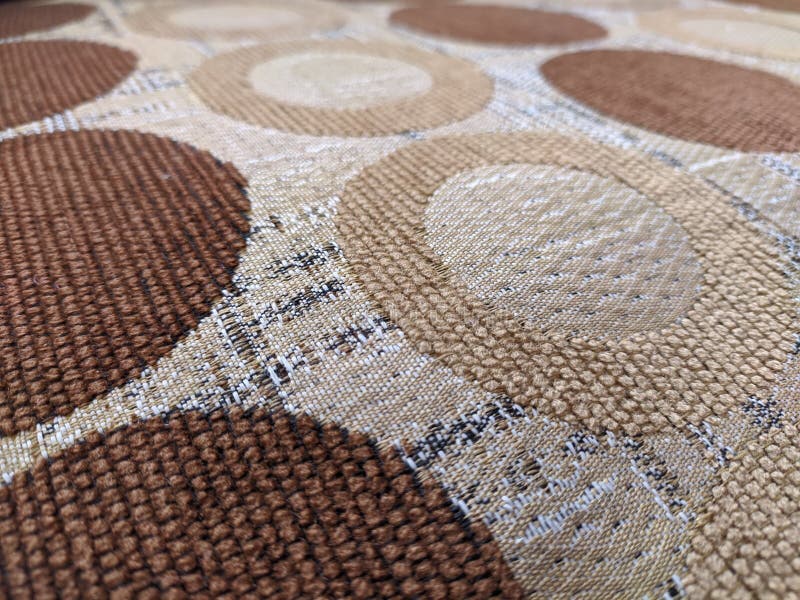 Red and Brown Circle Patterns with Fabric Material. Good for Design ...