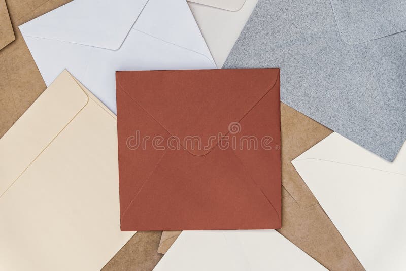 Envelopes for Letter Writing Stock Image - Image of bridal, copy: 14045923