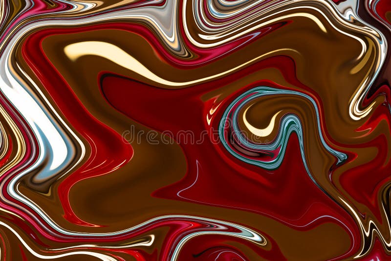 Red and Brown Fluid Texture Background. Pattern Can Used for Wallpaper ...