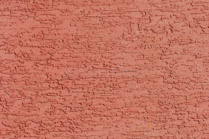 Red-brown Plaster Bark Beetle Wall Stucco Abstract Pattern Rough ...