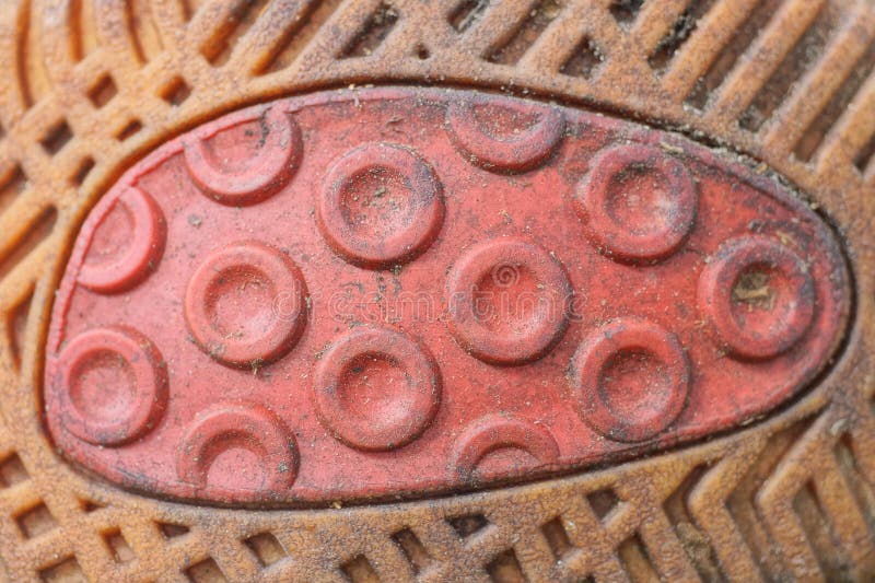 Red Brown Plastic Texture of a Piece of the Sole Stock Image - Image of ...
