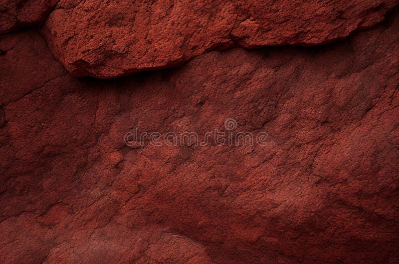 Red Brown Stone Background: Close-up Mountain Texture for Design. Stock ...