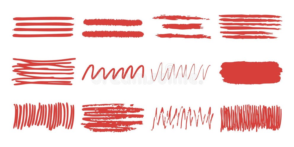 Red Brush Elements Stock Illustrations – 16,384 Red Brush Elements ...