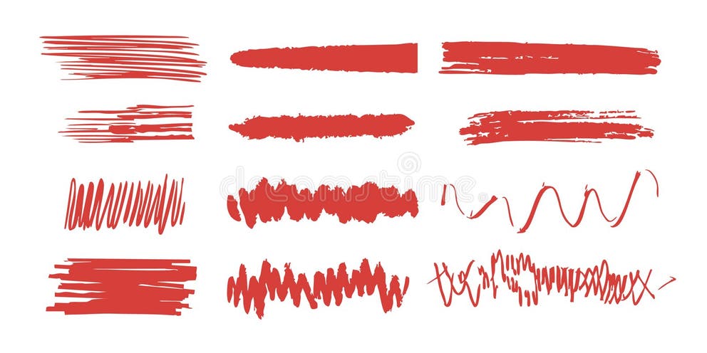 Red Brush Elements Stock Illustrations – 16,384 Red Brush Elements ...