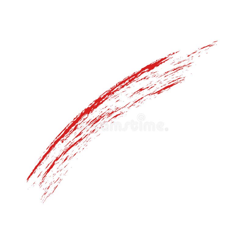 Red Brush Strokes - Backdrop for Your Text. Vector Illustration on ...