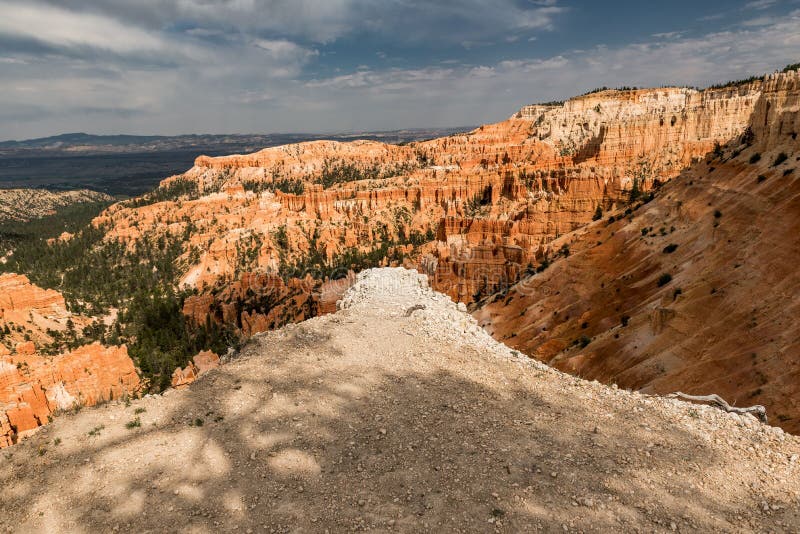 Red Bryce Canyon with Green Trees in the Dixie National Forest of Utah ...