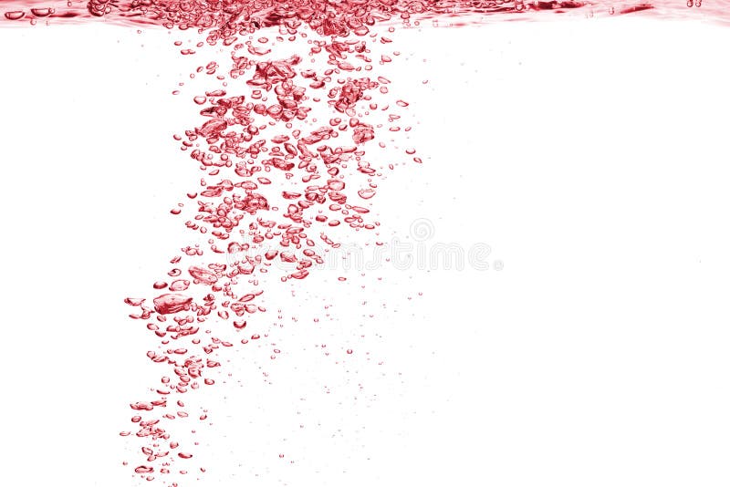 Bubble Splash of Transparent Clear Water Liquid Stock Photo - Image of ...