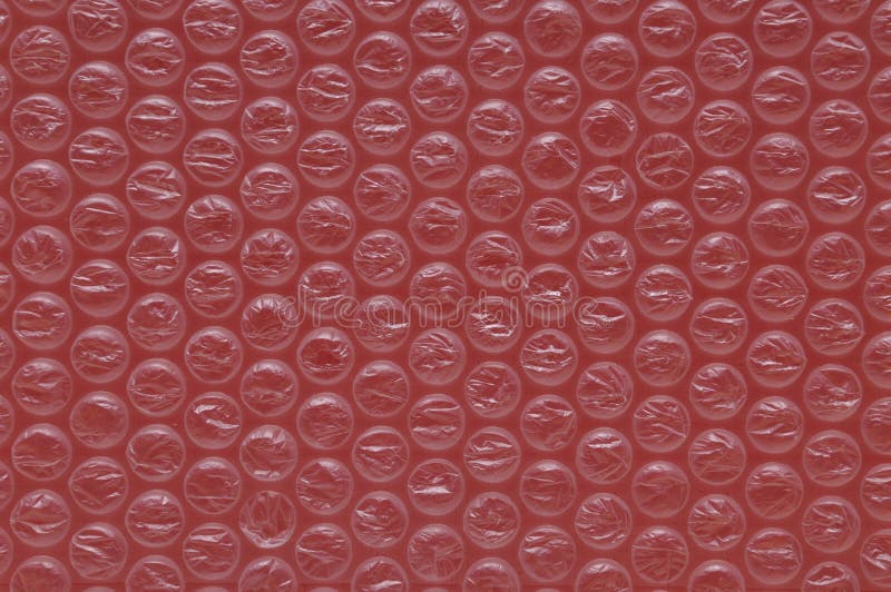 Red bubble wrap stock image. Image of drop, pack, cargo - 22333279