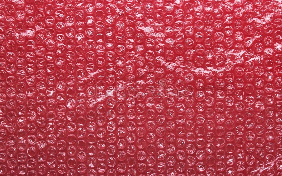 Red bubble wrap packing stock photo. Image of symmetry - 360767470
