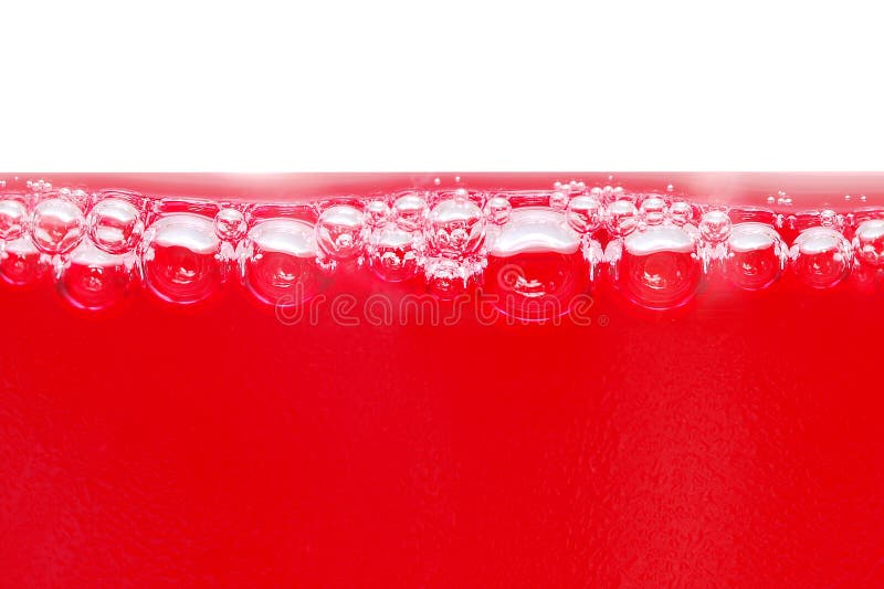 Red bubbles stock photo. Image of liquid, healthy, froth - 2395442