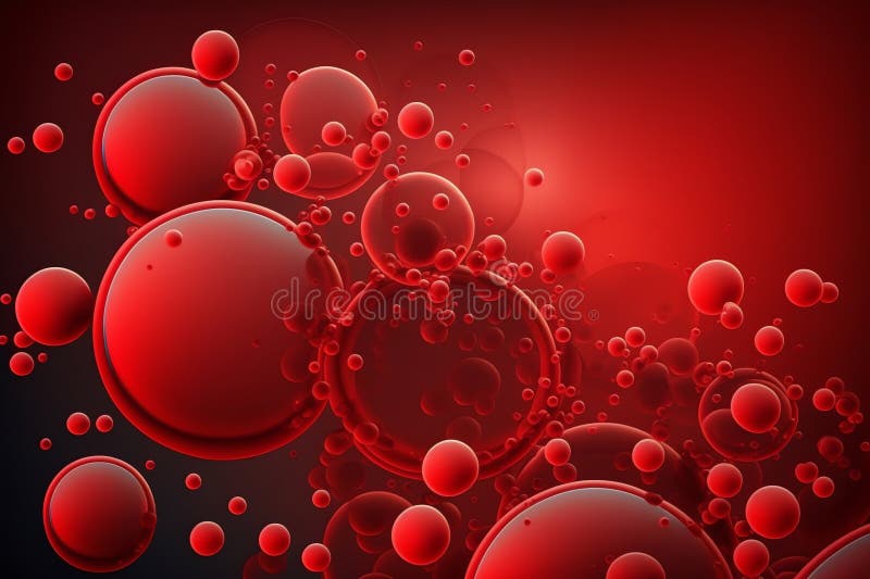 Red Bubbles Background. Color Bubbles. Bubble Background. Generative Ai ...