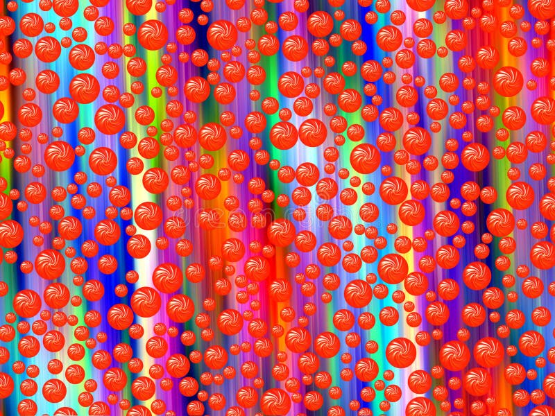 Red Bubbles with Shapes on Vivid Background Stock Photo - Image of blob ...