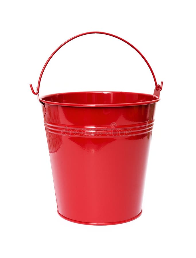 Red bucket stock photo. Image of white, plasticine, color - 33546030