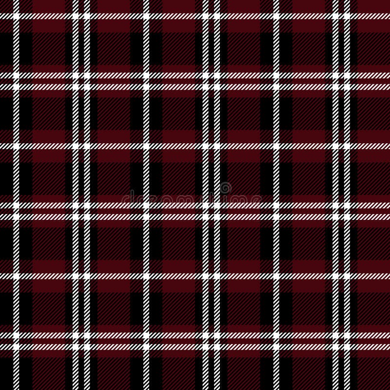 Red Buffalo Plaid Seamless Pattern Stock Vector - Illustration of ...