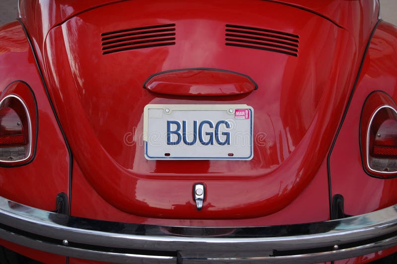 Red Bug stock photo. Image of rear, volkswagon, brazil - 2343470