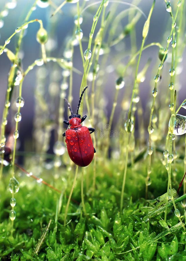 Red bug stock image. Image of insect, fresh, love, beautiful - 70694497