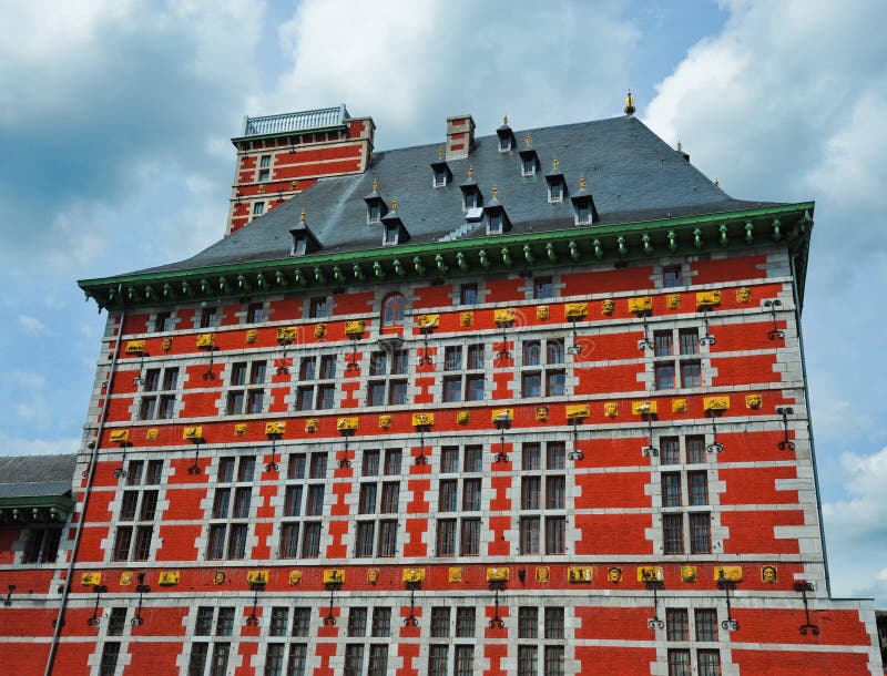 Red building stock photo. Image of europe, yellow, architecture - 10937602