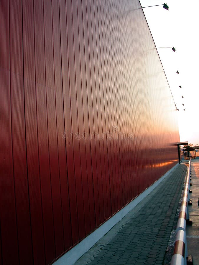 Red building alley stock photo. Image of road, alley, alluminium - 666