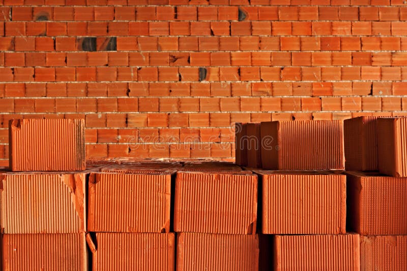 Red building blocks stock photo. Image of project, construct - 28028042