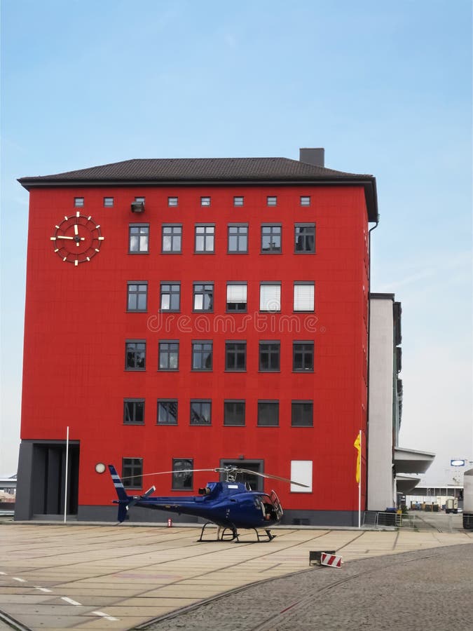 Red Building stock photo. Image of airfield, landing - 108676552
