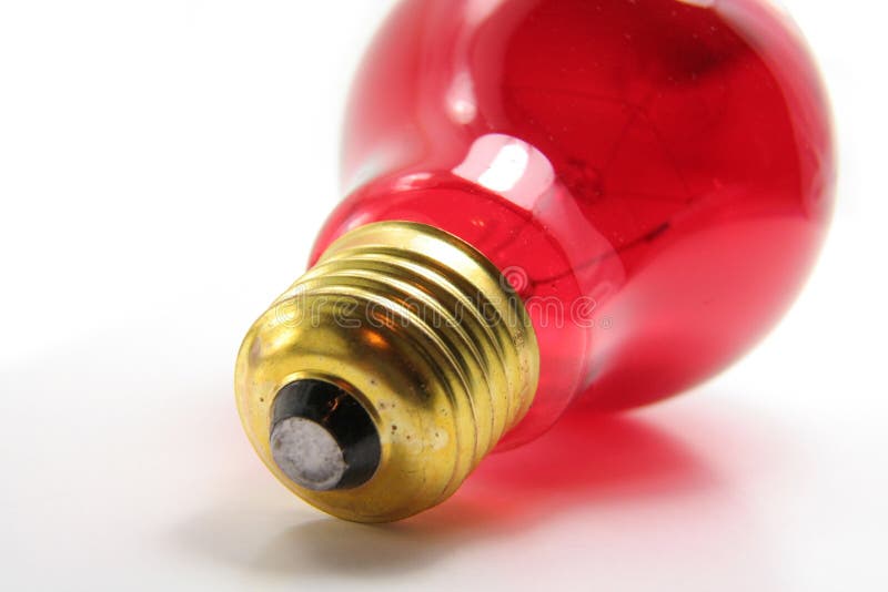 Red bulb stock image. Image of danger, glare, light, stop - 629719