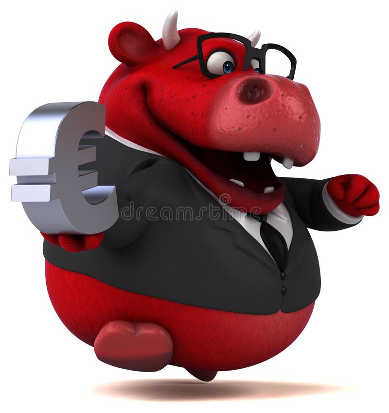 Red bull - 3D Illustration stock illustration. Illustration of cheese ...