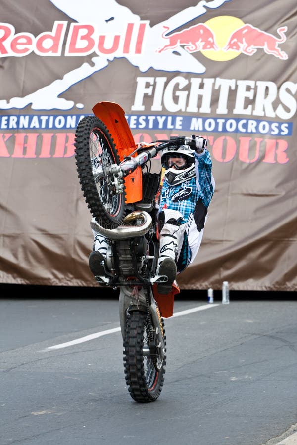 Red Bull X Fighters editorial stock photo. Image of motor - 21227678
