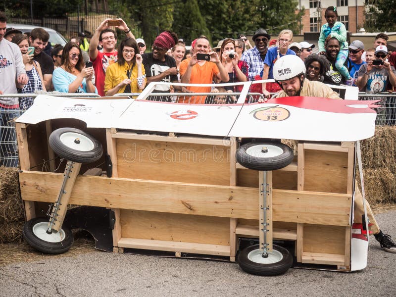 Red Bull Ghostbusters Wreck Editorial Stock Image - Image of redbull ...