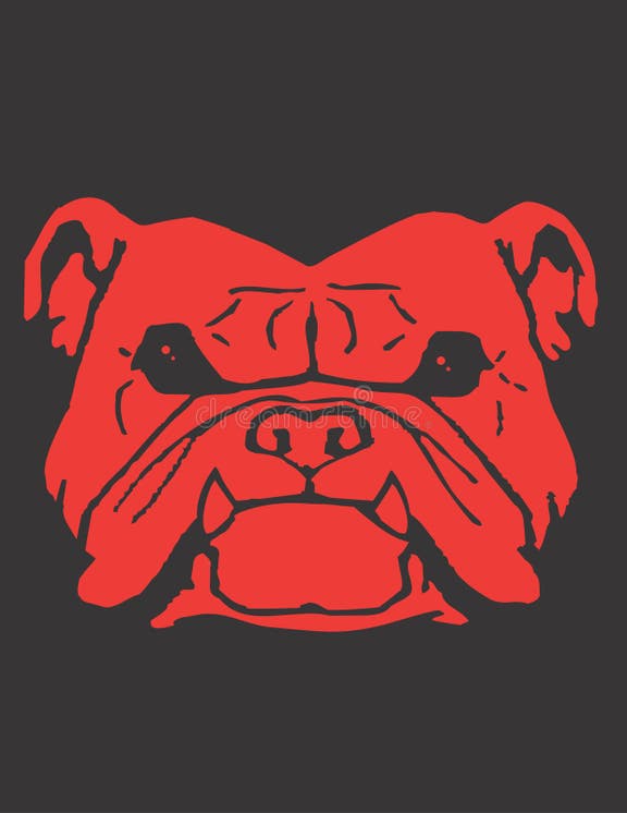 Red Bull-Hund vektor abbildung. Illustration von abdeckung - 2285485