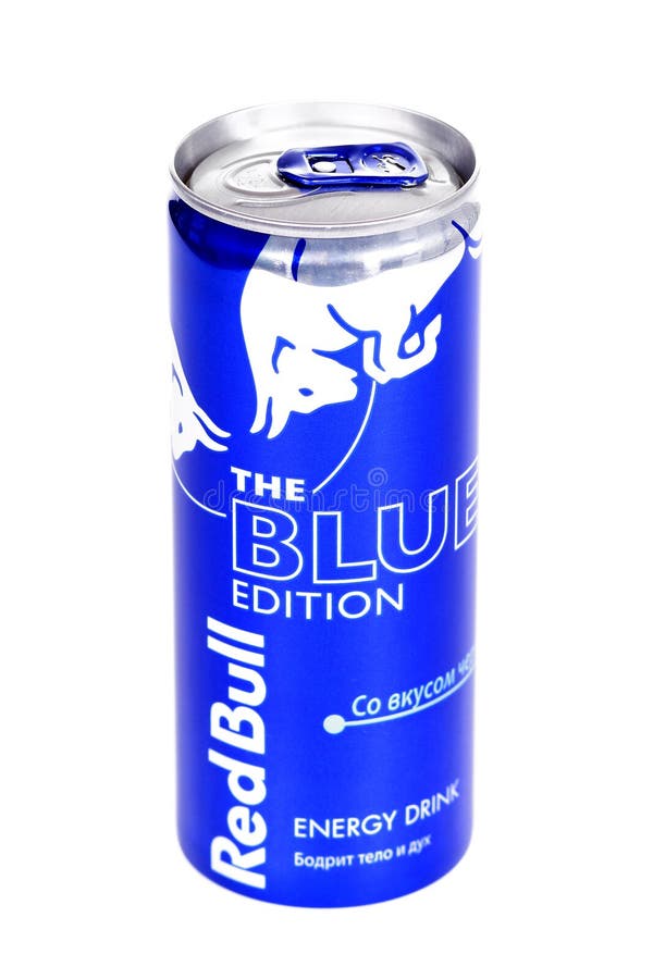 Azul De Red Bull En La Edición Limitada Imagen de archivo editorial ...
