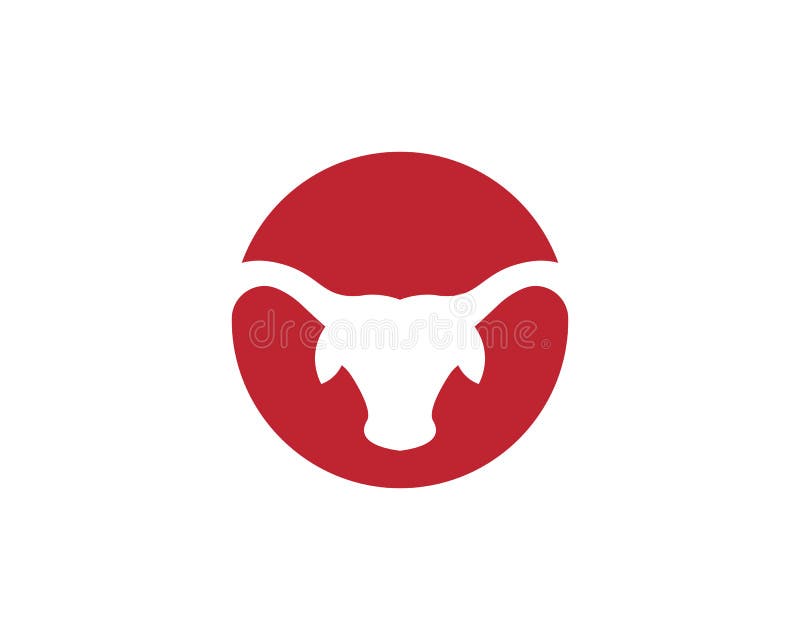 Red Bull Taurus Logo Template Ilustración del Vector - Ilustración de ...