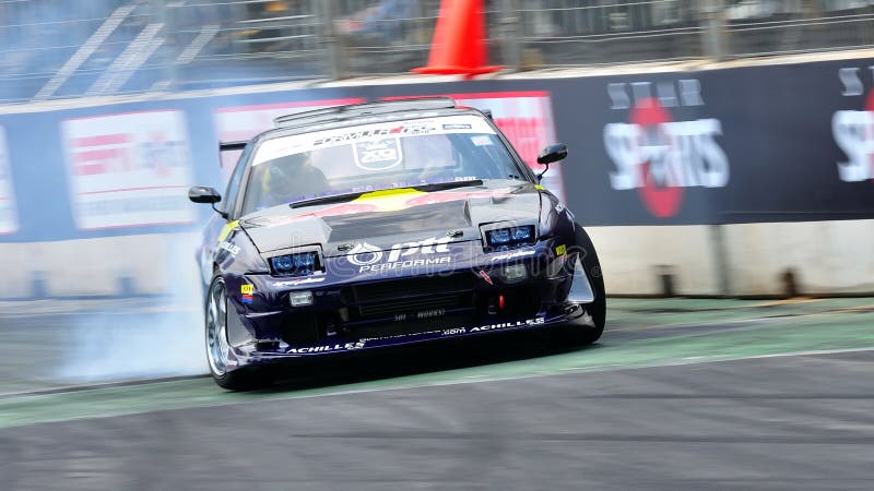 Red Bull Team Drifting at Formula Drift 2010 Editorial Photography ...