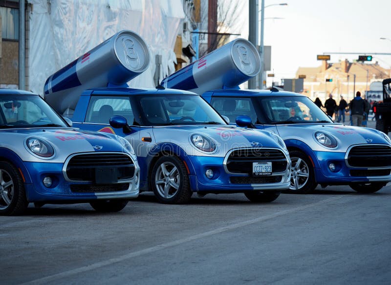 Red Bull Trucks in Edmonton Alberta Editorial Stock Image - Image of ...