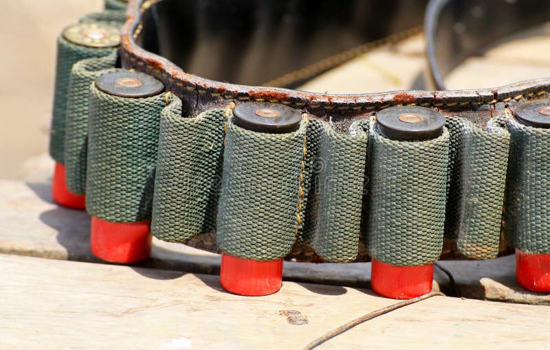 The red bullets rifle stock photo. Image of hunter, shoot - 65524698