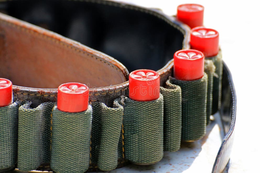 The red bullets rifle stock photo. Image of killing, hunt - 65526382