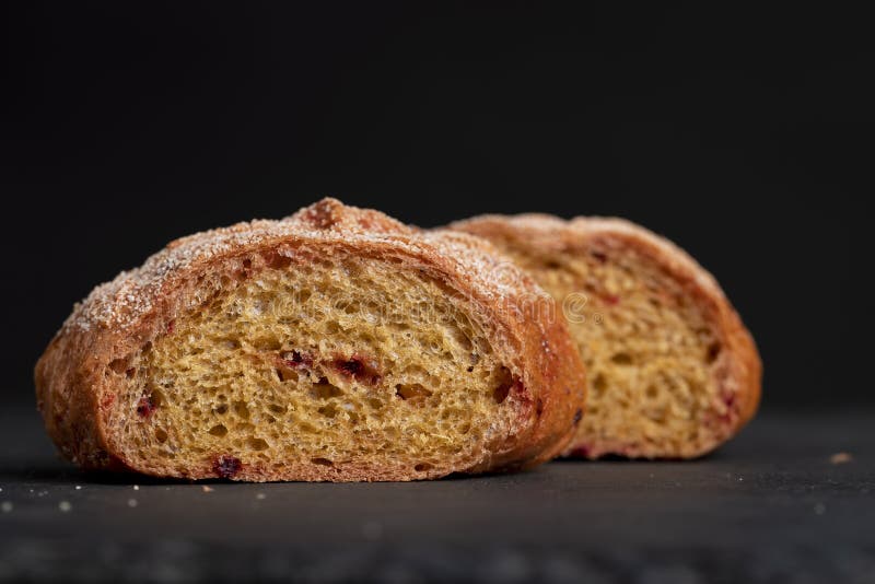 A Red Bun with the Addition of Red Beetroot Vegetables Stock Image ...
