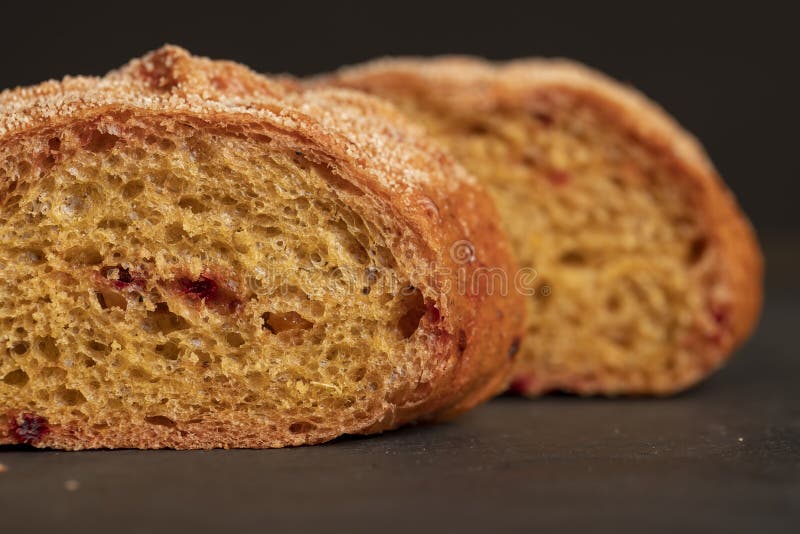 A Red Bun with the Addition of Red Beetroot Vegetables Stock Photo ...