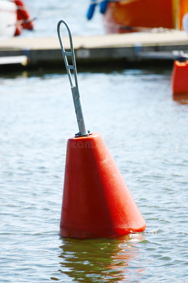 Floating safety buoy stock image. Image of danger, boat - 161323