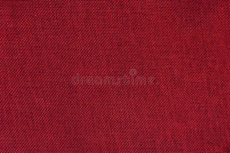 Red Burlap Background. Rough Tissue Structure Stock Image - Image of ...