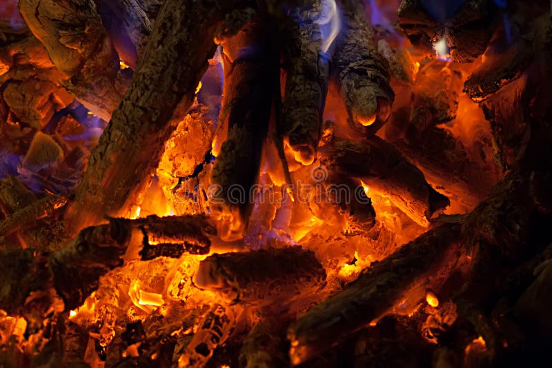 Red Burning Hot Coals in Stove Stock Photo - Image of fire, flame: 55180160